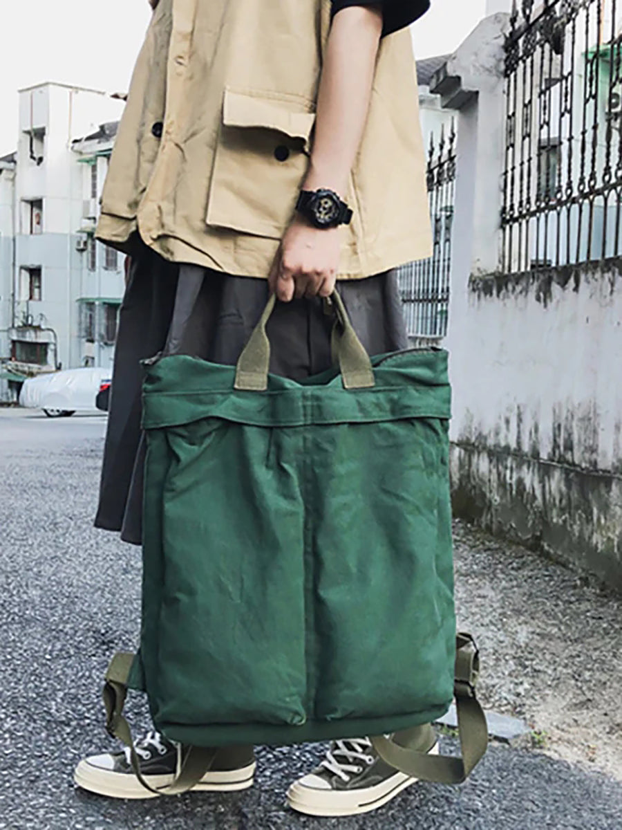 Unisex Solid Color School Bag Backpack – BUYKUD