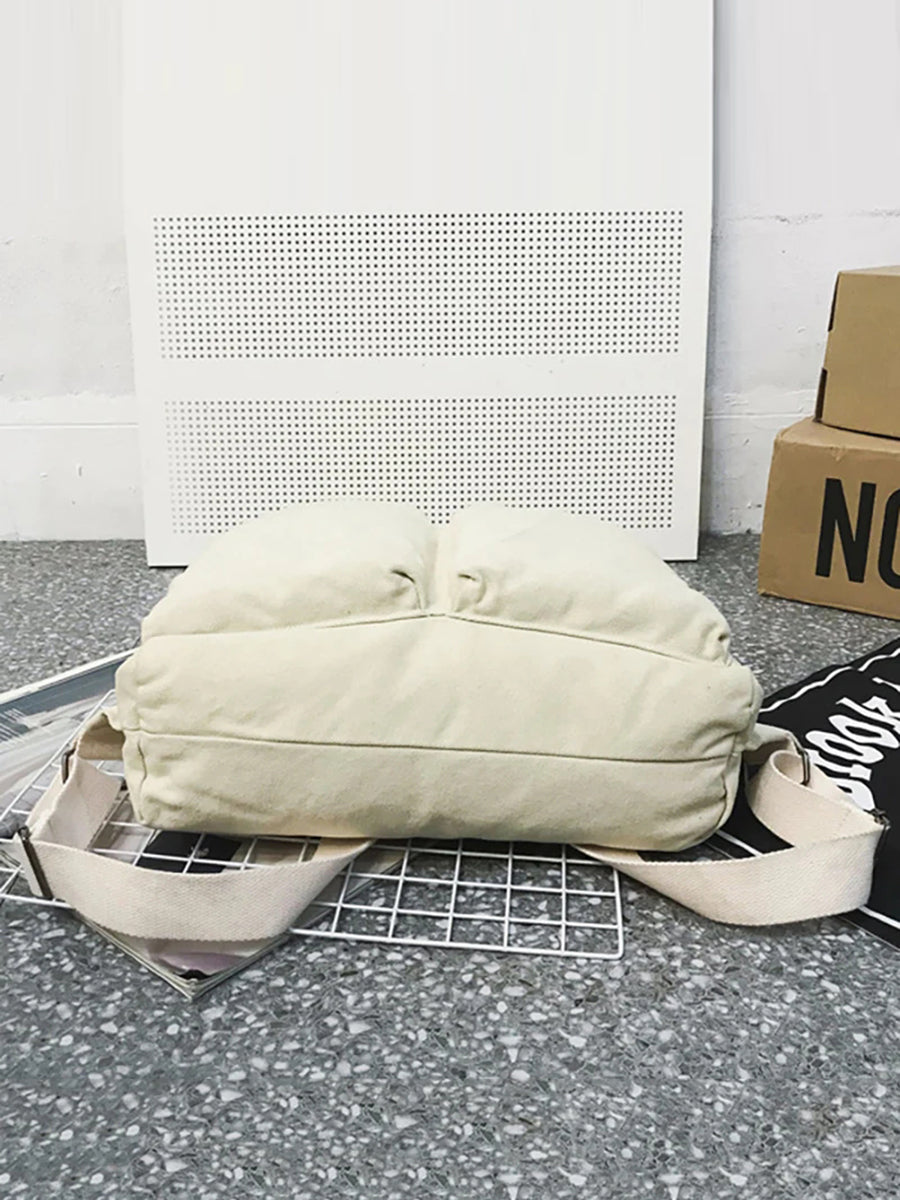 Unisex Solid Color School Bag Backpack – BUYKUD