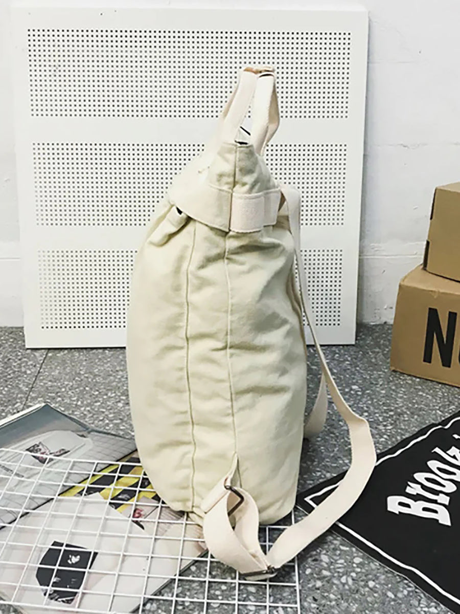 Unisex Solid Color School Bag Backpack – BUYKUD