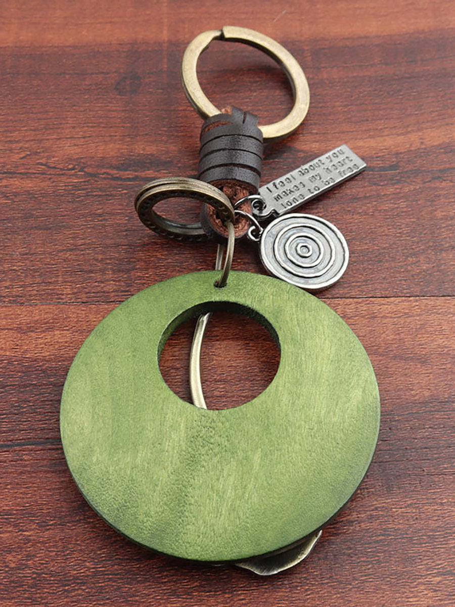 Buykud Ginkgo Leaf Simple Personality Retro Car Keychain – BUYKUD