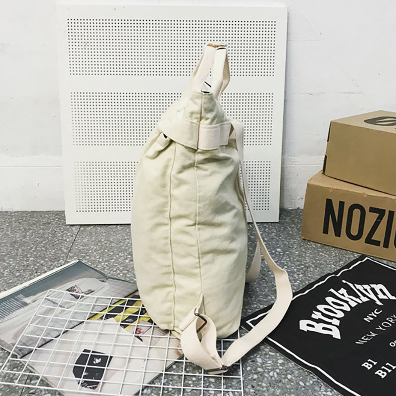 Unisex Solid Color School Bag Backpack – BUYKUD